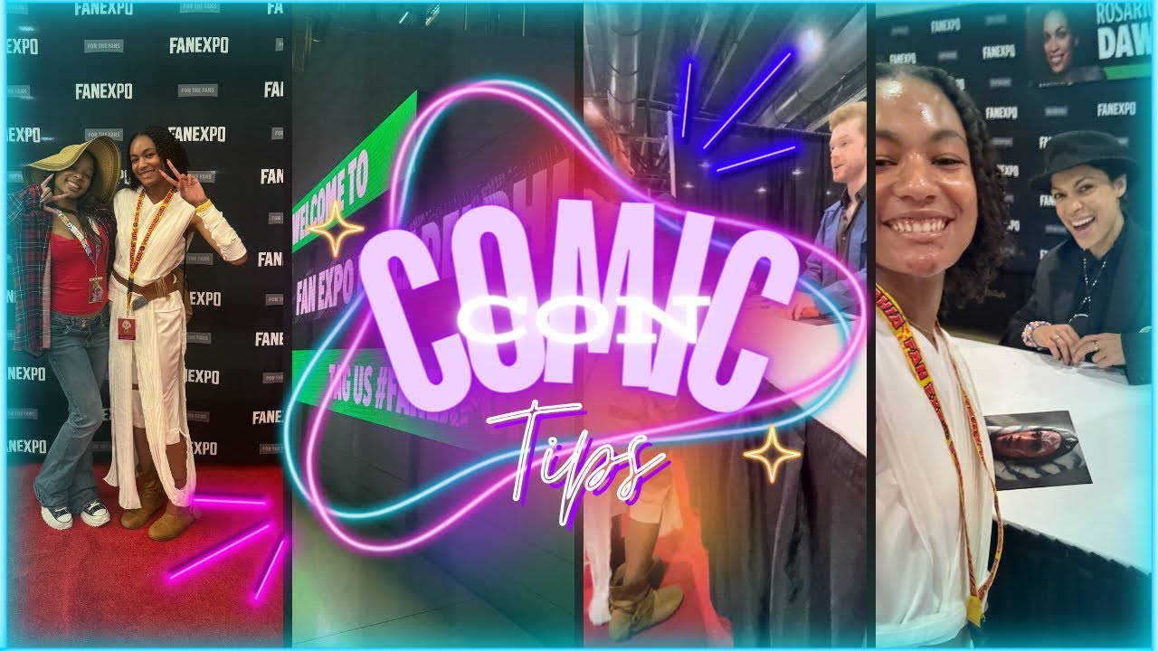 FIRST TIME COMIC CON TIPS | What to know before you go! - YouTube