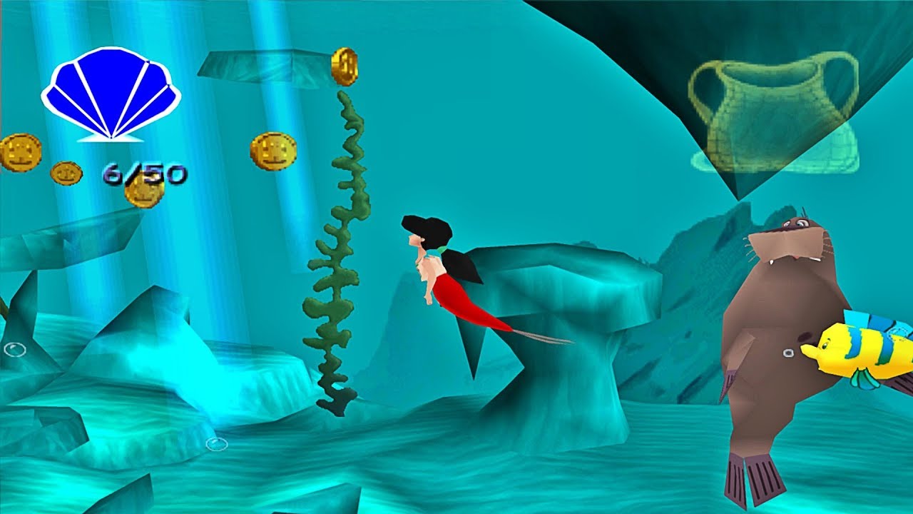 Disney's The Little Mermaid II (Video Game) Walkthrough # 8 - YouTube