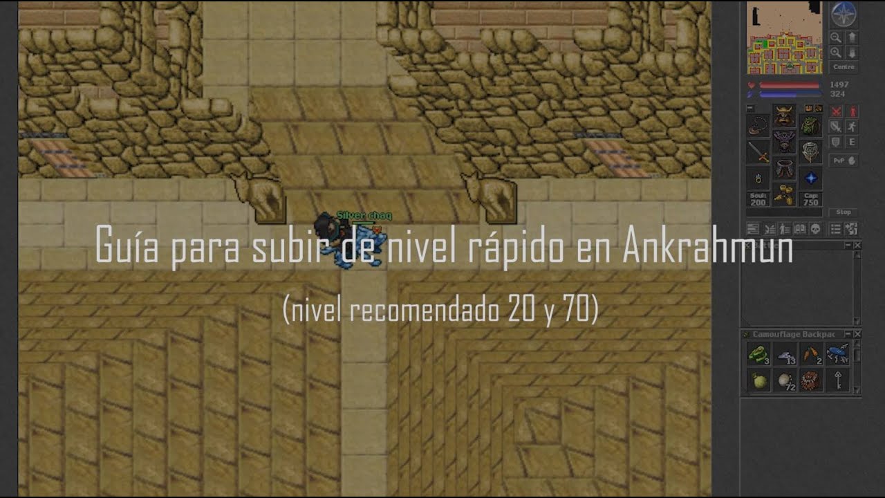 Tibia: Como subir de nivel rápido en Ankrahmun, en Español (Stone Tomb ...