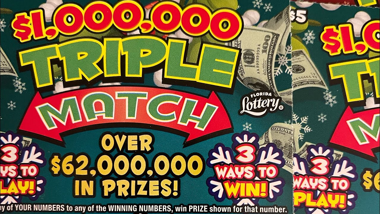 More $1,000,000 Triple Match Tickets! Let’s scratch em - YouTube