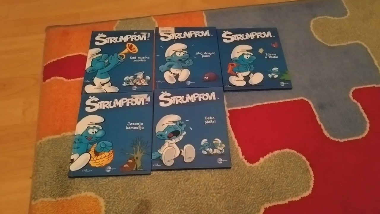 Moja Strumpfovi Strumpfastican svijet prica kolekcija knjiga - YouTube
