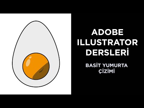 ILLUSTRATOR FLAT TASARIM - İLLUSTRATOR 2022 DERSLERİ - ILLUSTRATOR FLAT YUMURTA ÇİZİMİ