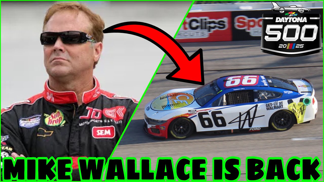 BREAKING NEWS: Mike Wallace to enter 2025 Daytona 500 with MBM ...