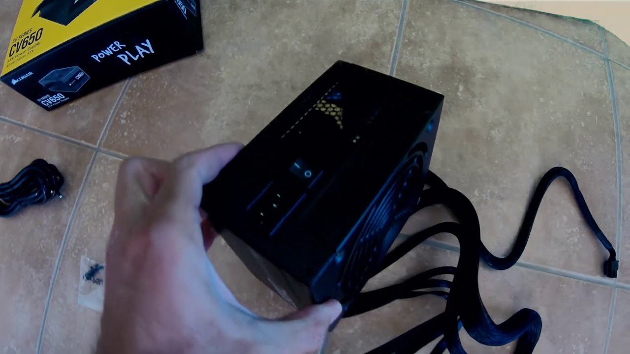 Corsair CV650 ATX Power - YouTube