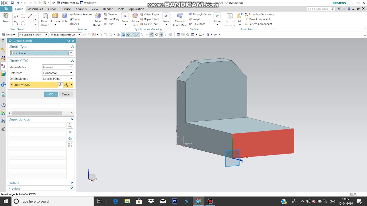 Basic 3D diagram with chamfer operation - YouTube