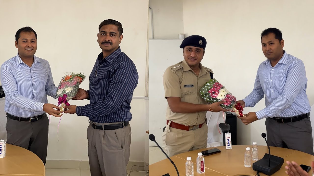 Diu Police Headquater ma Viday ane Swagat karykam.#shakilkashmani # ...