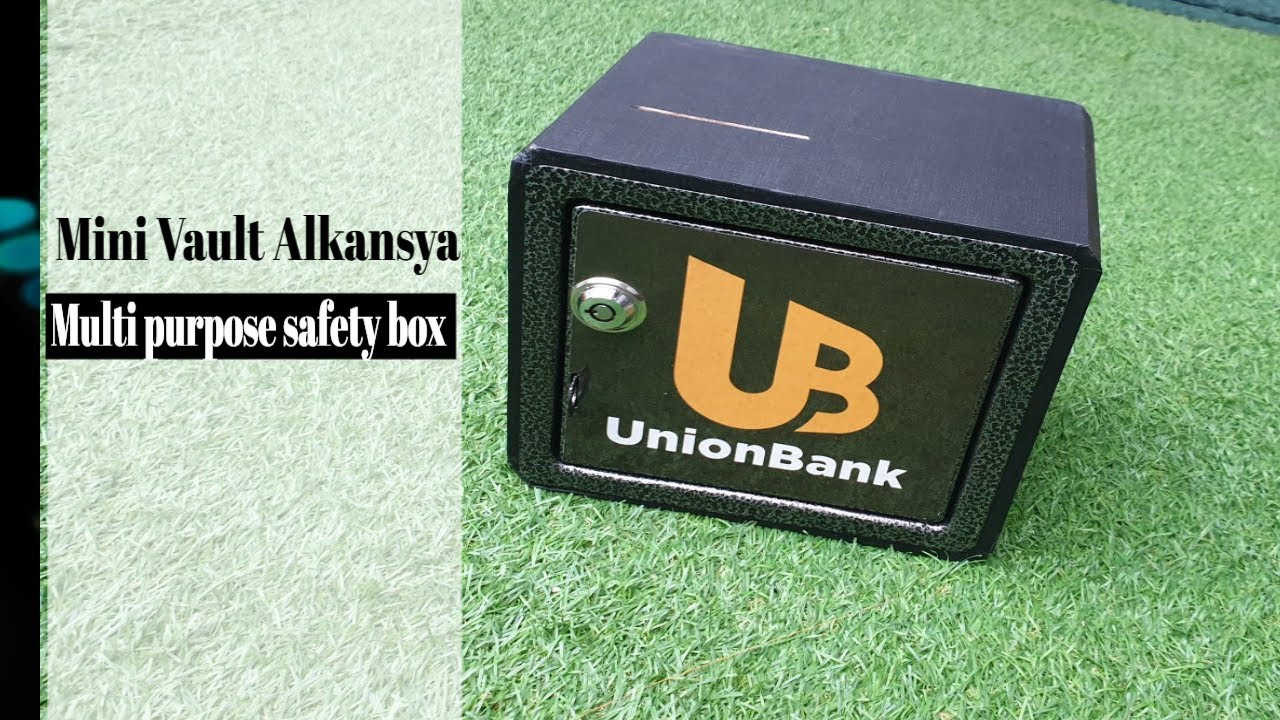 Mini Vault Alkansya Multi purpose safety box - YouTube