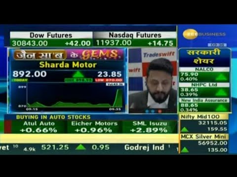 Quick market update of stock Sharda Motor Industries//#shardamotor ...