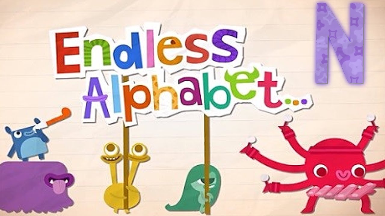 Letter N - NAUGHTY, NIBBLE, NIGHTMARE, NOSEY | Endless Alphabet A to Z ...