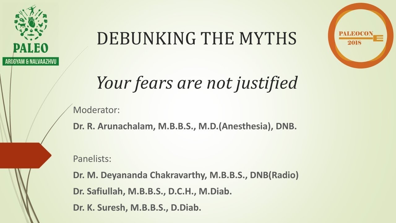 14. PALEOCON 2018 – PANEL DISCUSSION 1 - DEBUNKING THE MYTHS OF PALEO ...