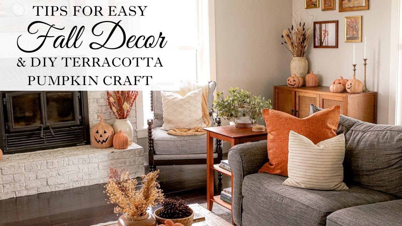 Easy Fall Ready Decor Ideas | DIY Terracotta Pumpkin Craft Pottery Barn ...