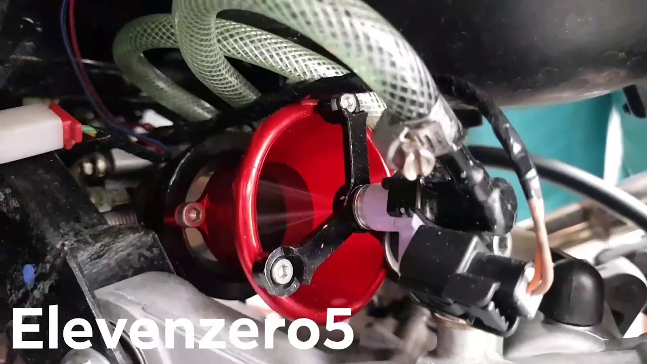 200cc dual injector e85 powered Nmax - YouTube