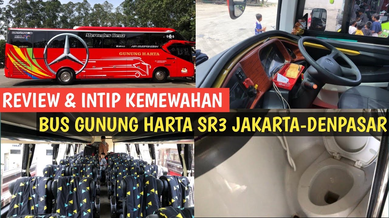 Review Bus Terbaru Gunung Harta SR3 Jakarta-Denpasar || Bus Muji Jaya ...