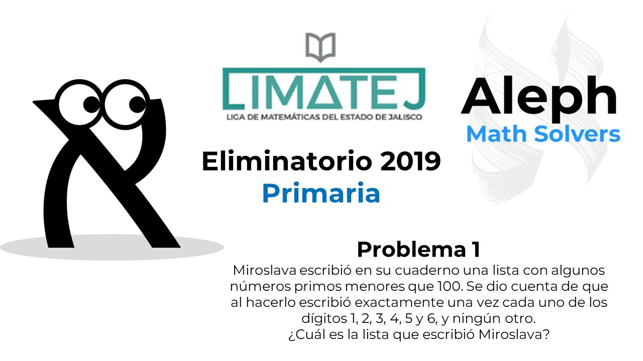 Examen LIMATEJ 2019 Eliminatorio Primaria Problema 1 #Limatej - YouTube