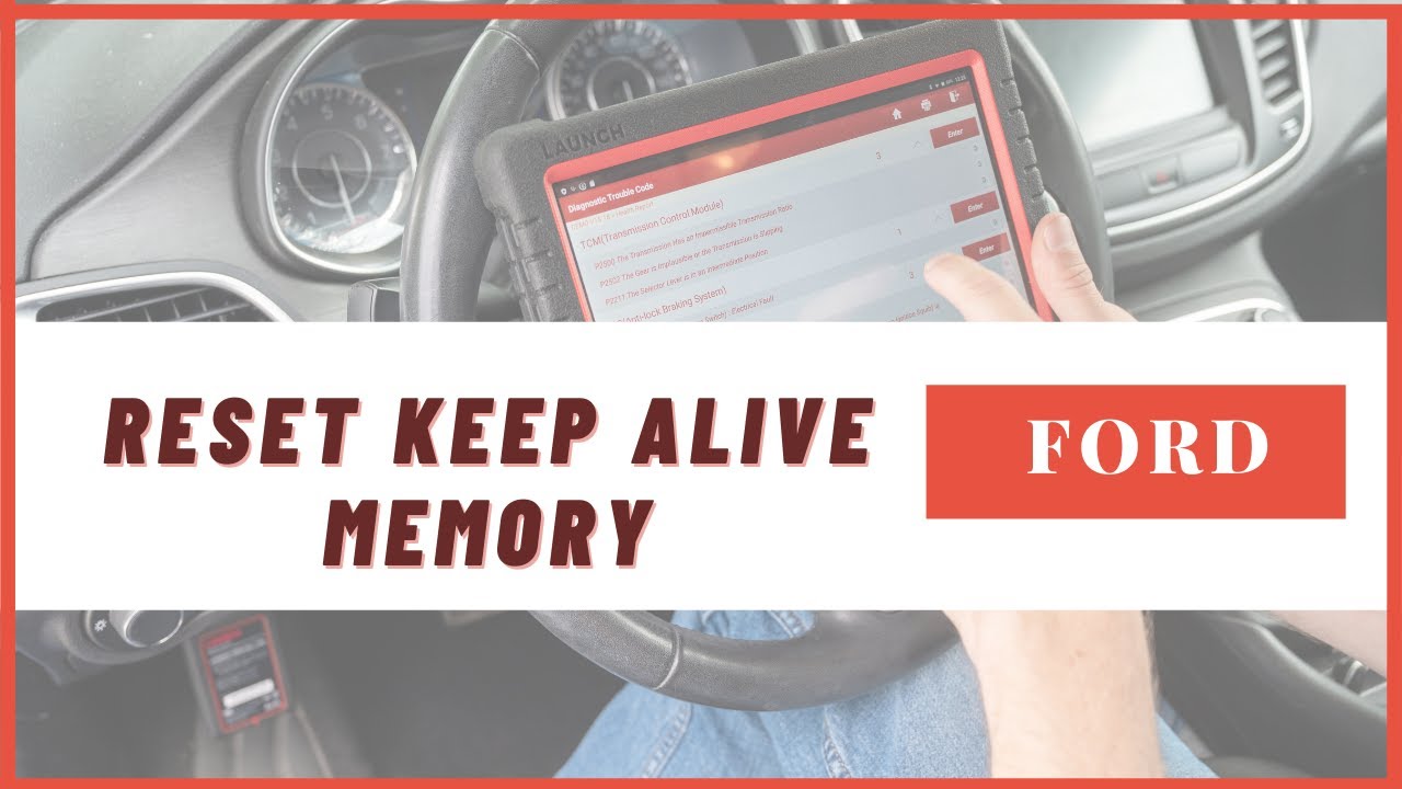 FORD Escape 2013 Reset Keep Alive Memory - YouTube