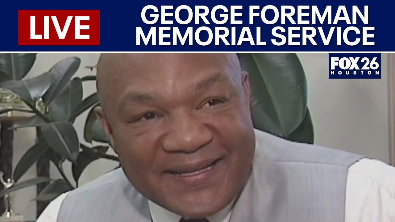 LIVE: George Foreman memorial service held in Houston - YouTube