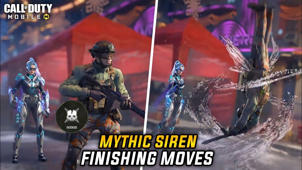 Finishing moves Mythic Siren lebih keren dari Mythic templar 😯 | CODM ...