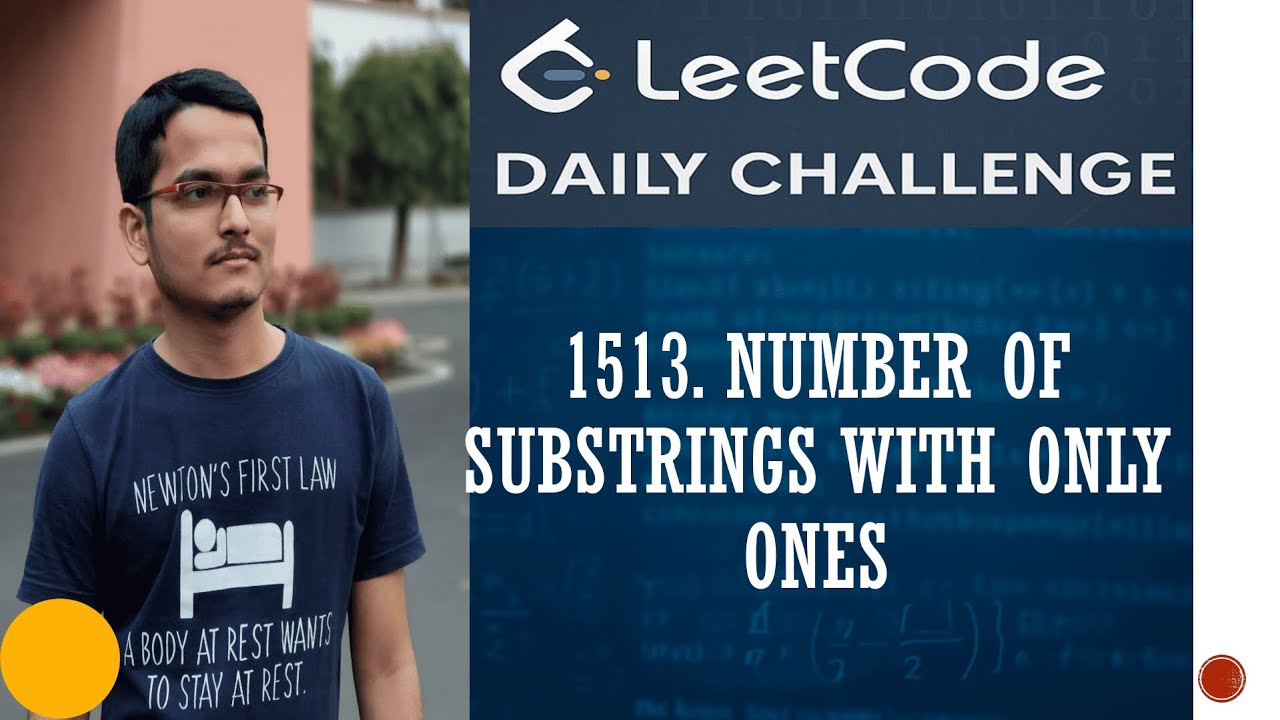1513. Number of Substrings With Only 1s | Leetcode Daily Challenge - YouTube