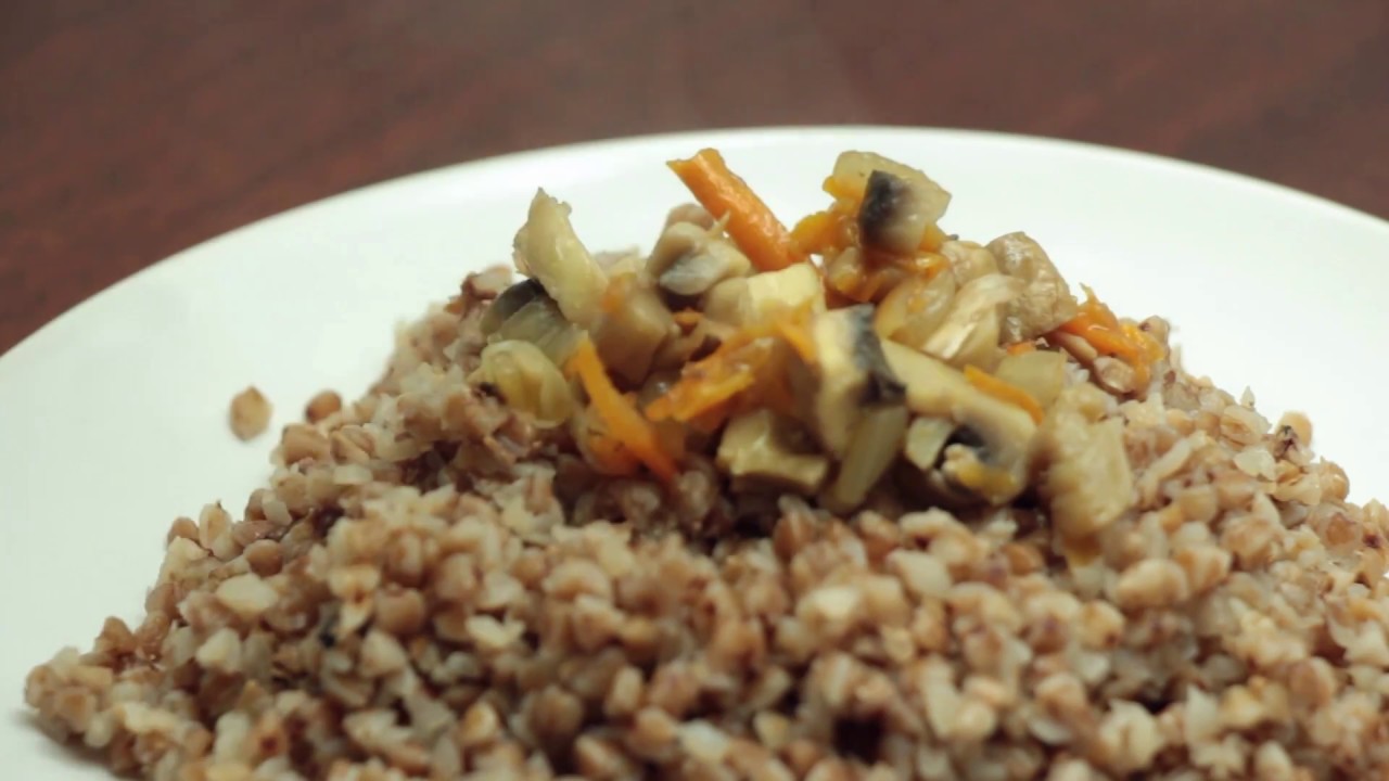 Buckwheat With Mushrooms Recipe - YouTube