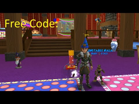 Wizard101 - Free Code To Celebrate - YouTube