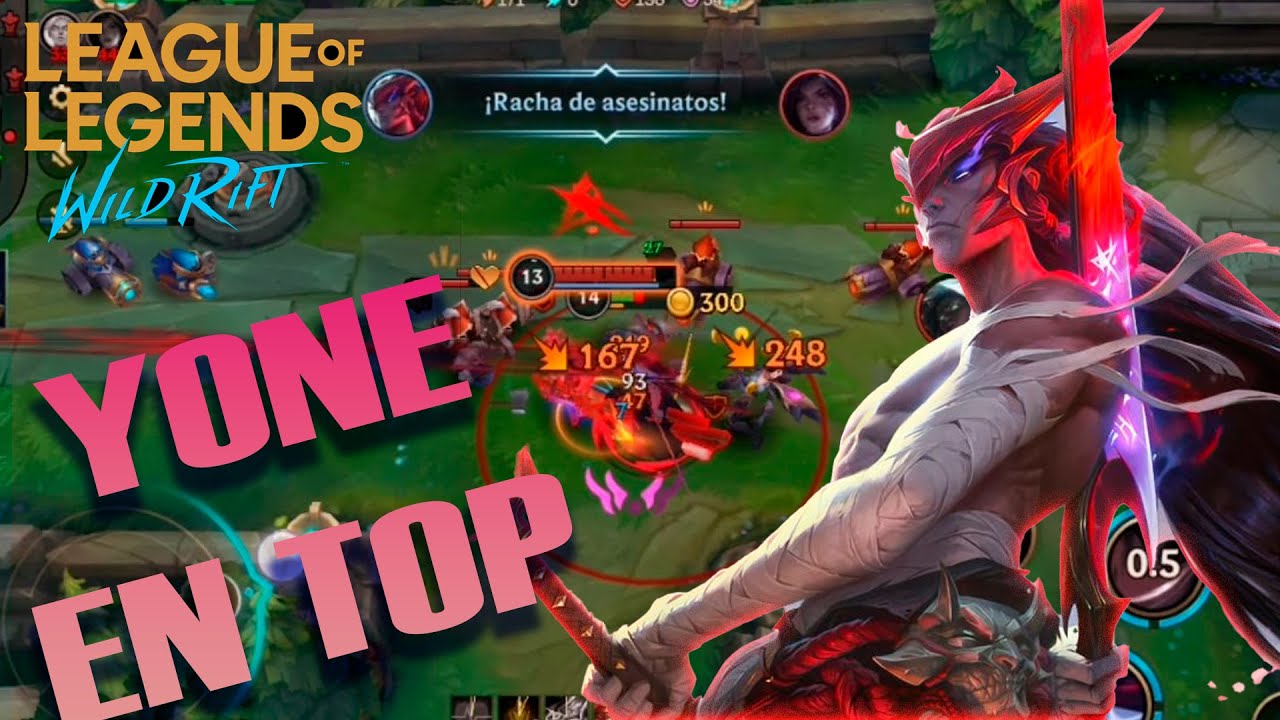 LA MEJOR BUILD DE YONE!!!!! Wild Rift - Croxk - YouTube
