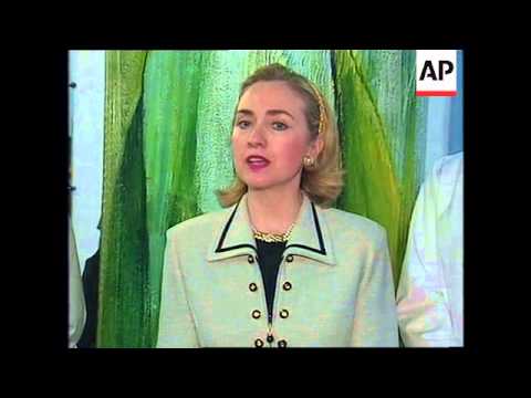 ESTONIA: TALLINN: HILLARY CLINTON ENDS HER TWO DAY VISIT
