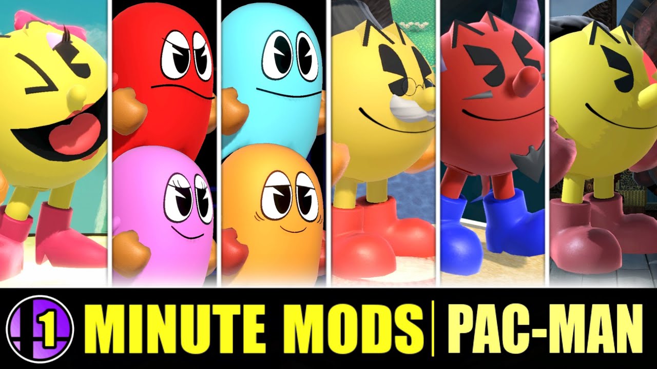 Pac-Man Mods in SMASH ULTIMATE! - YouTube