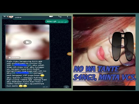 NOMOR WA CEWEK MINTA VC5 100% REAL!!