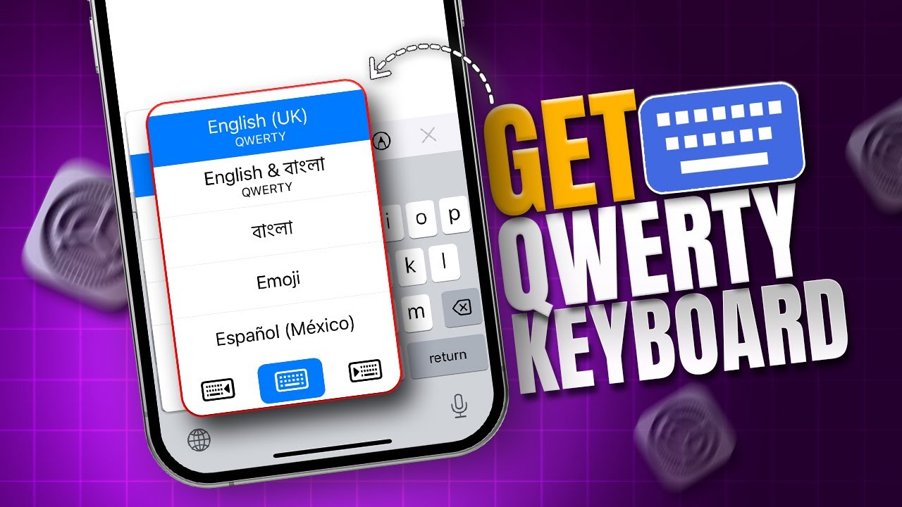 How To Get QWERTY Keyboard Back On iPhone | Regain QWERTY Keyboard on ...