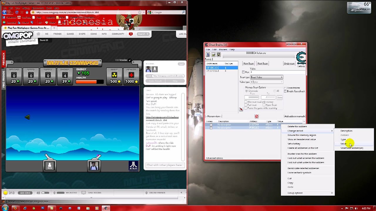 Hack Missile Command omgpop.com - YouTube