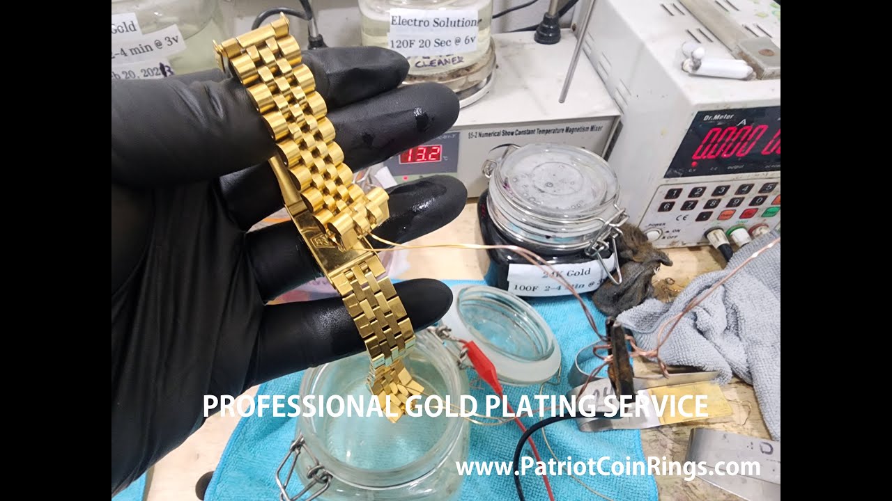 How To Gold Plate Jewelry - YouTube