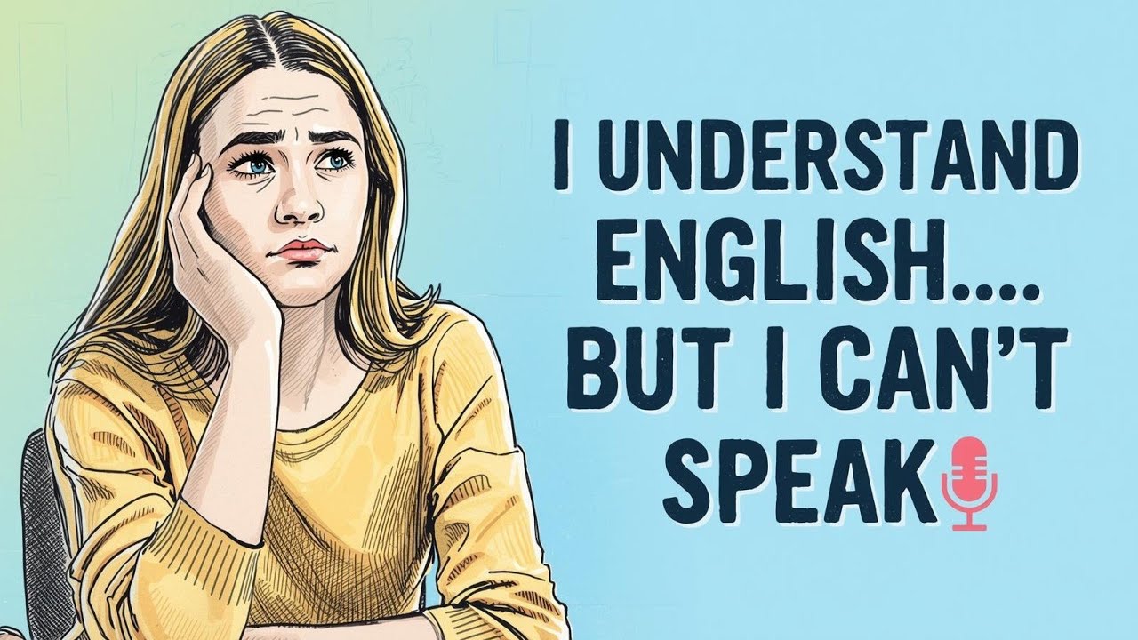 I Understand English But I Can’t Speak | How to Finally Speak English ...