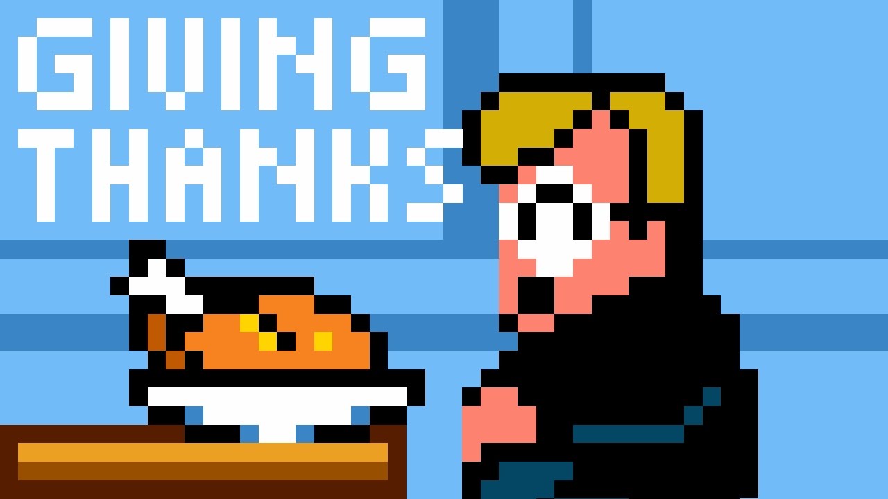 Giving Thanks Pixel Art Animation by PXLFLX - Thanksgiving River City ...