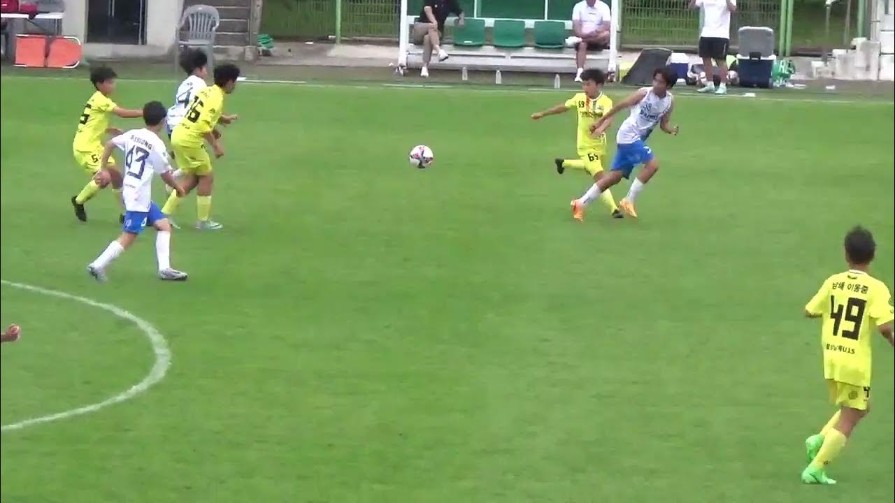 대성중 U13 강진청자배 vs 보물섬남해fc - 후반전 - YouTube