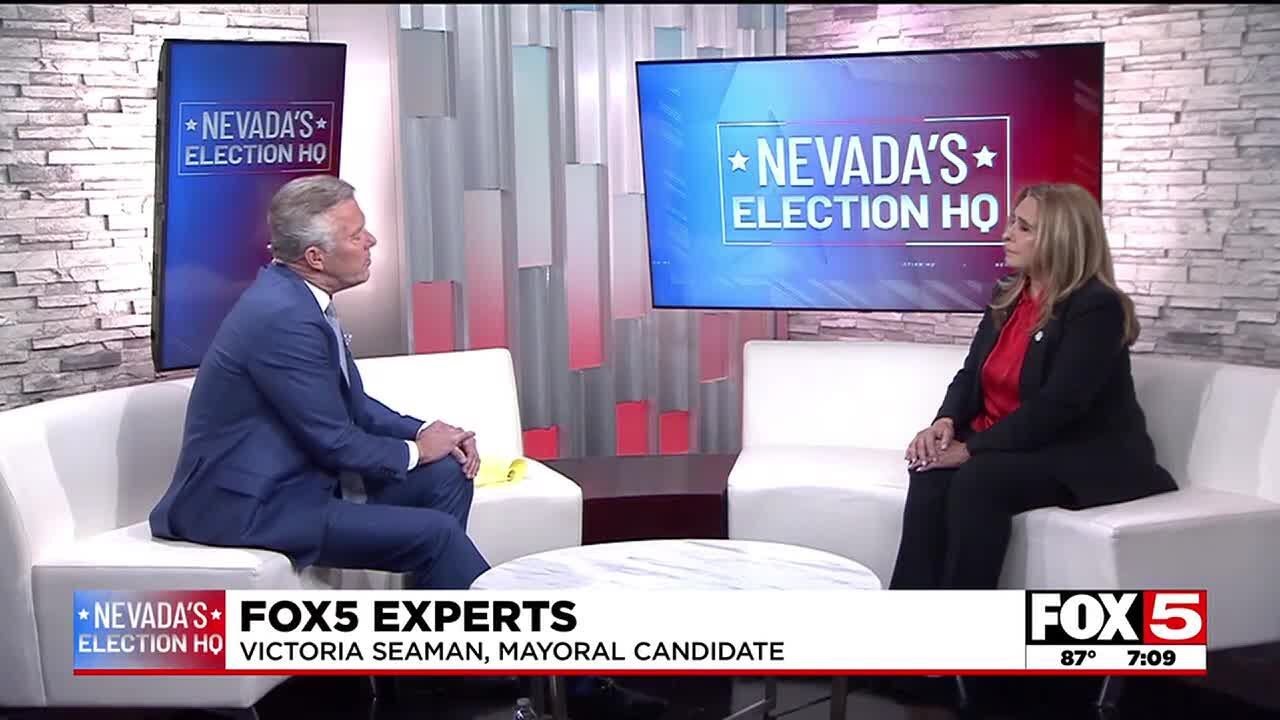 1-ON-1: Las Vegas mayoral candidate Victoria Seaman speaks to FOX5 ...