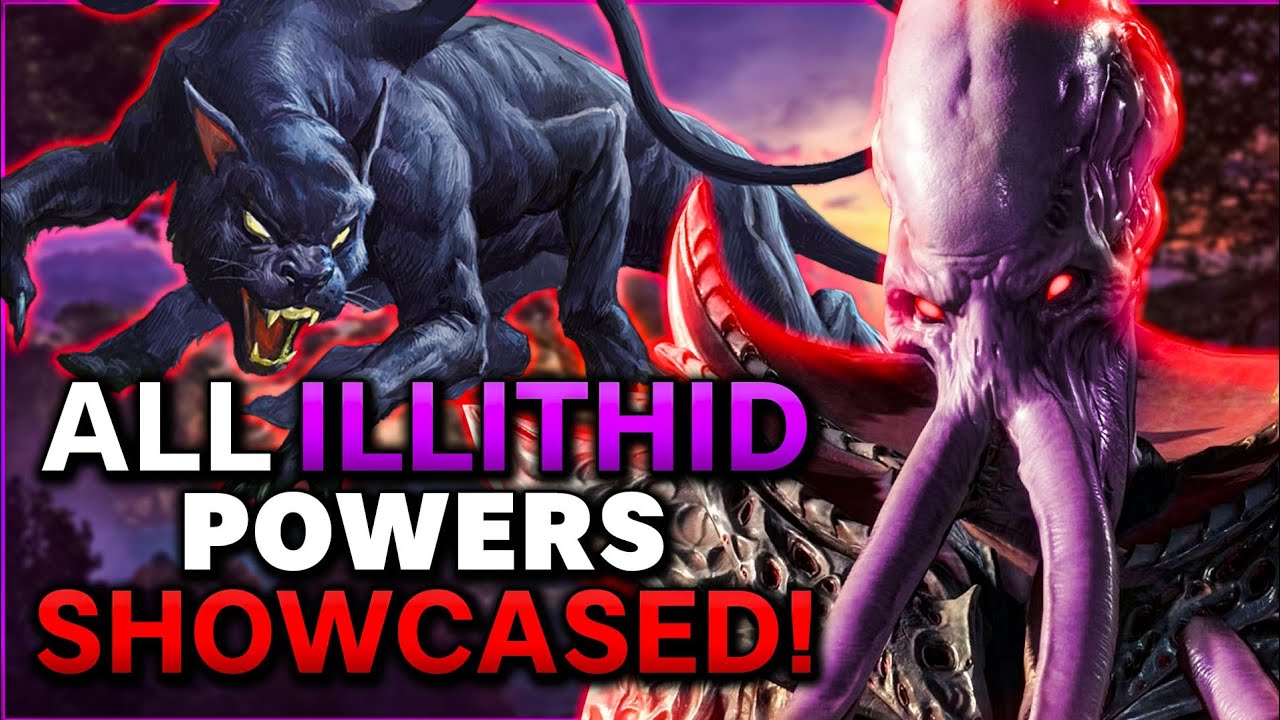ALL ILLITHID POWERS IN BALDUR'S GATE 3! - YouTube
