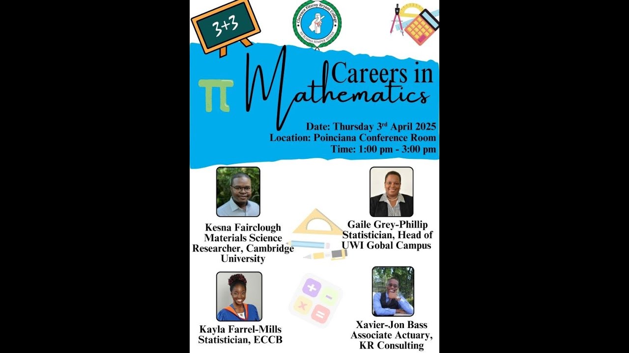 “CAREERS IN MATHEMATICS” PANEL DISCUSSION - YouTube