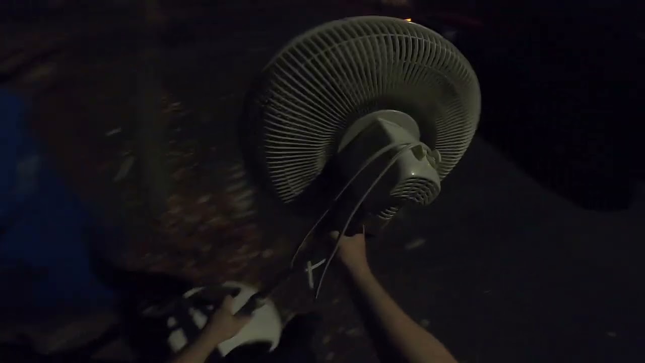 Late Night Fan Find In The Trash - YouTube