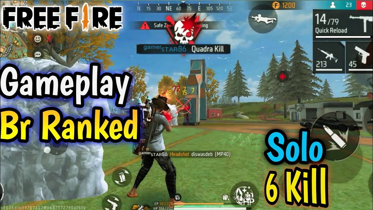 Free Fire Ranked Game Solo Player And 6 Kill#gaming #freefire #video ...