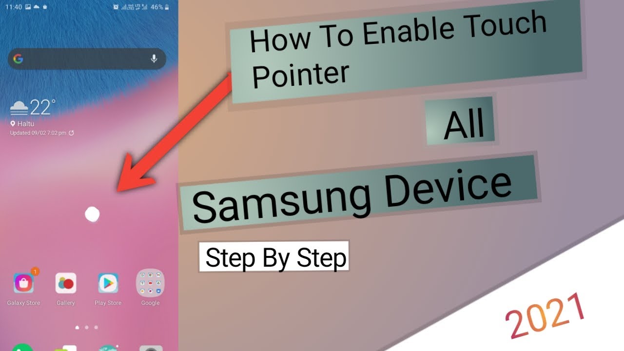 How To Enable Touch Pointer || Pointer Location & Show taps || All ...