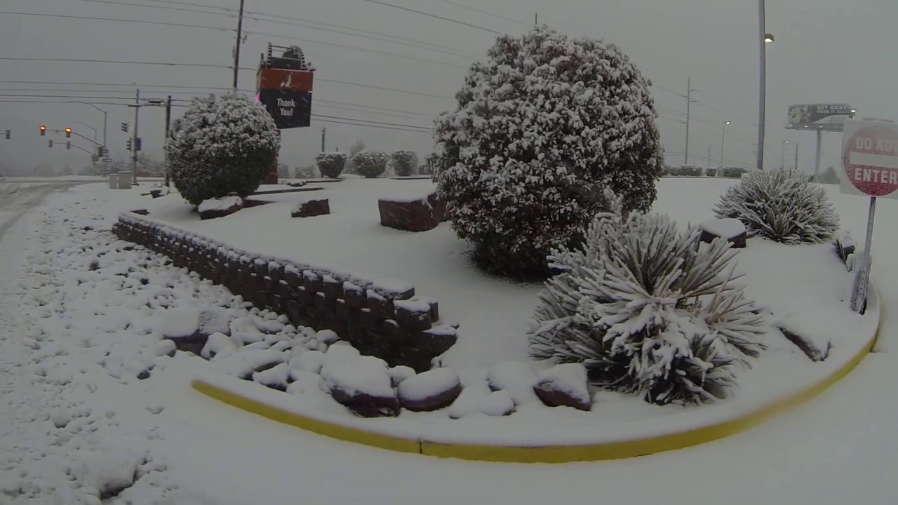Yes, it snows in Payson, Arizona, Winter Scenery, From Mazatzal Casino ...
