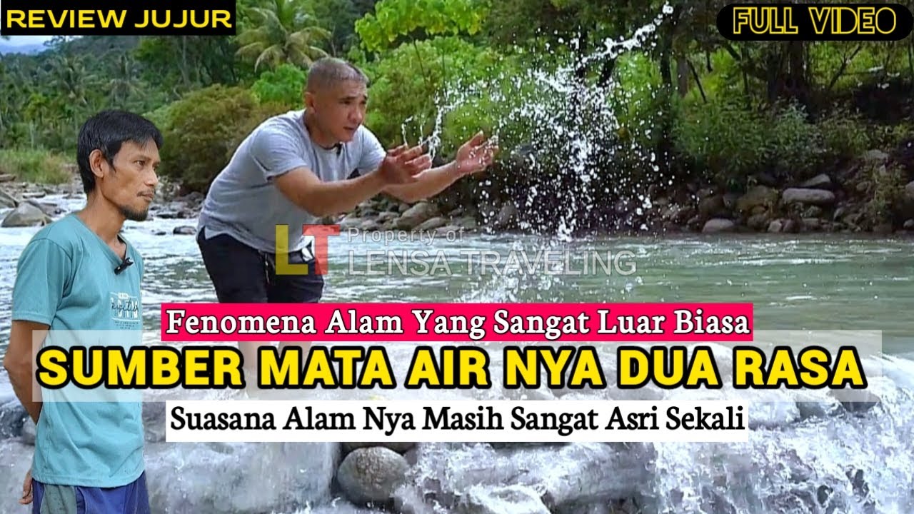 SUNGAI DUA RASA NEGERI GUGUNG SIBOLANGIT || SURGA TERSEMBUNYI DI ...