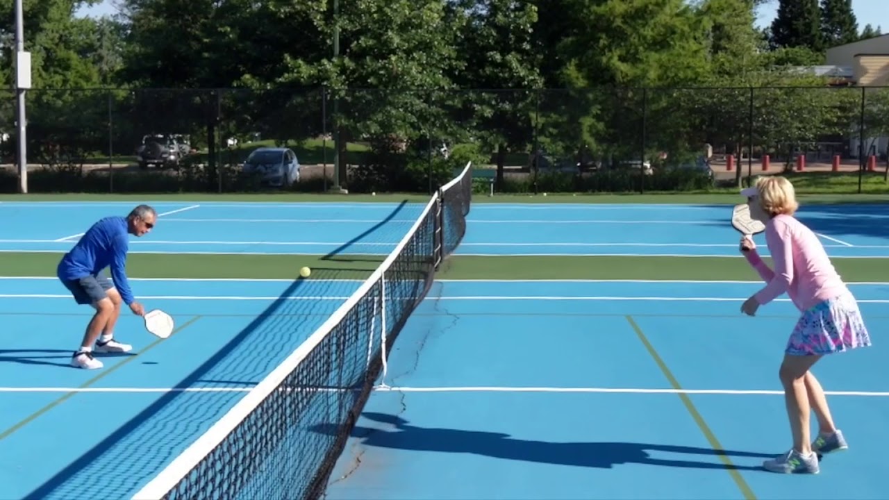 Demo Video: Topspin Backhand Half Volley Dink - YouTube