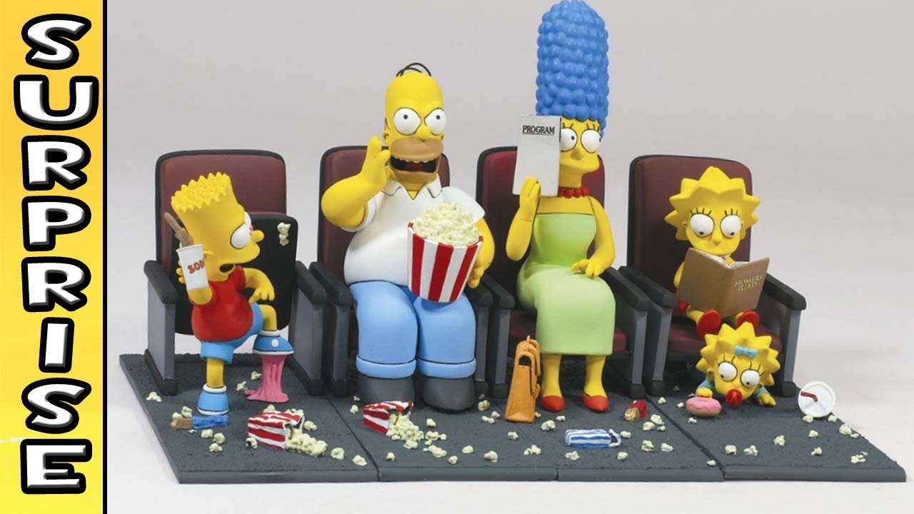 Surprise eggs The Simpsons Family and More toys of the simpsons - YouTube