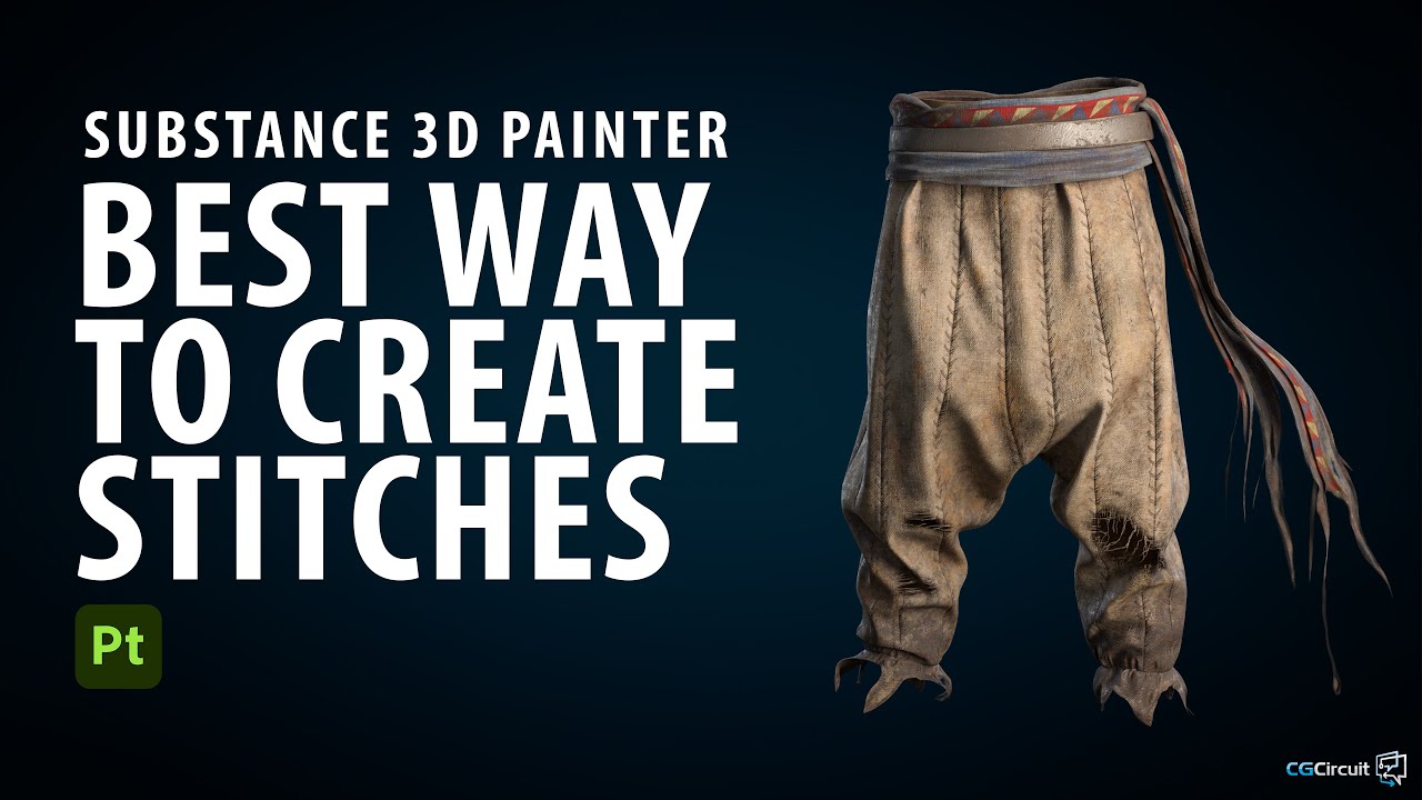 BEST WAY TO CREATE STITCHES IN SUBSTANCE 3D PAINTER! - YouTube