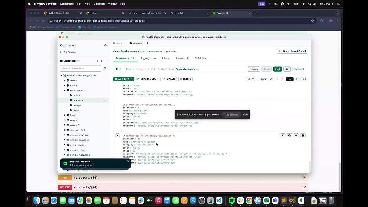 CSE 341 - Final Project - Personal Contribution - YouTube