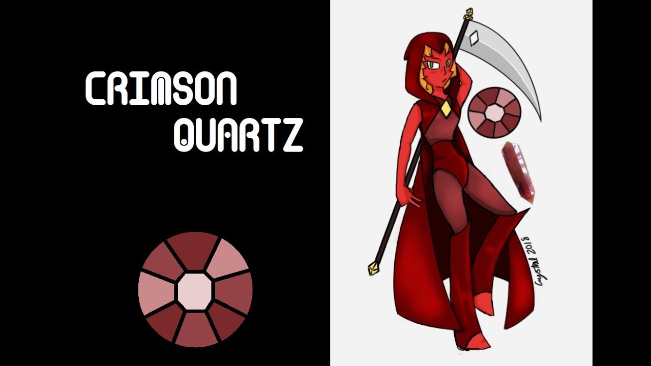 STEVEN UNIVERSE!SPEEDPAINT - Crimson Quartz OC - YouTube