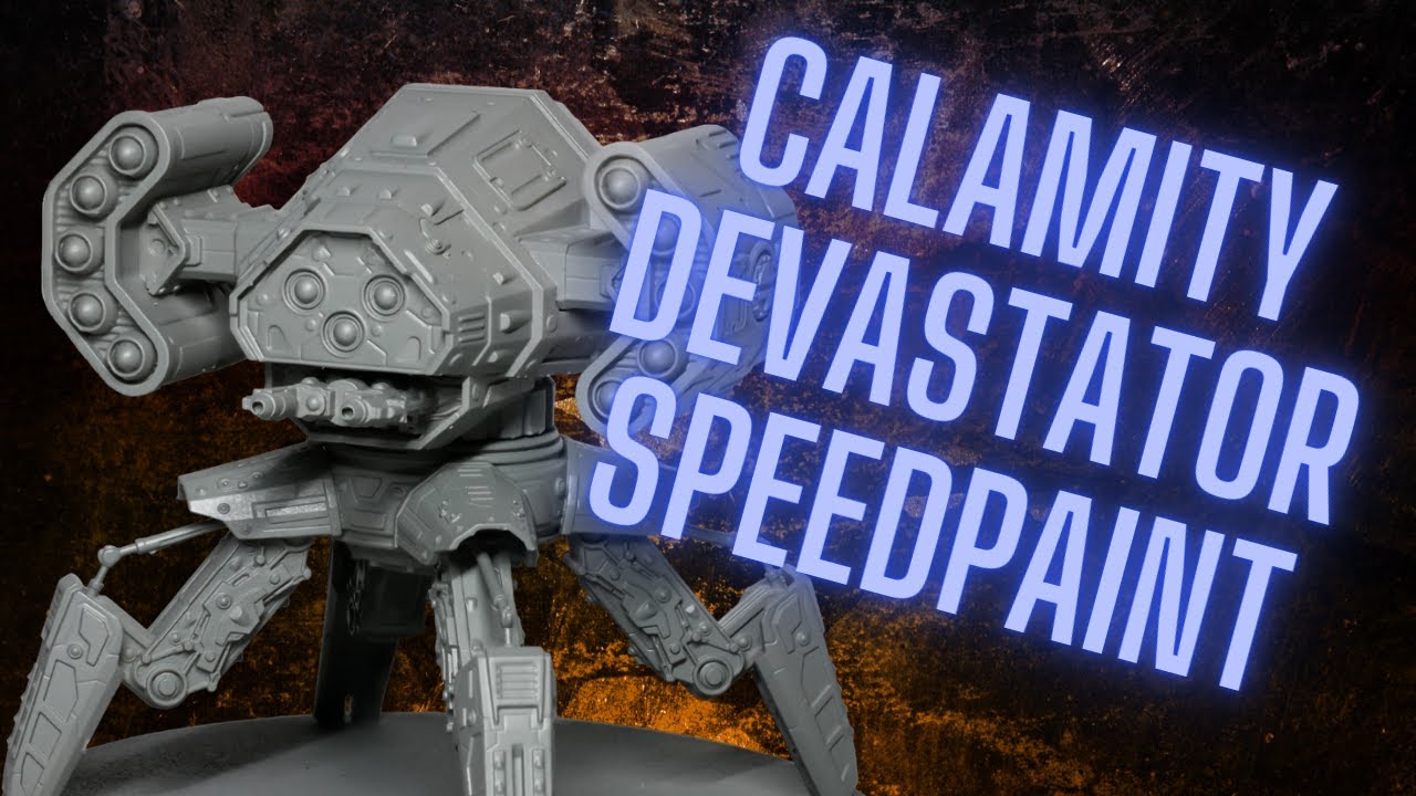 Painting Calamity Devastator - Live Miniature Painting Tutorial Part 1 ...