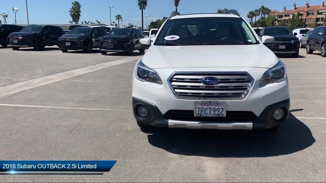 2016 Subaru OUTBACK 2.5i Limited Costa Mesa Newport Beach Irvine ...