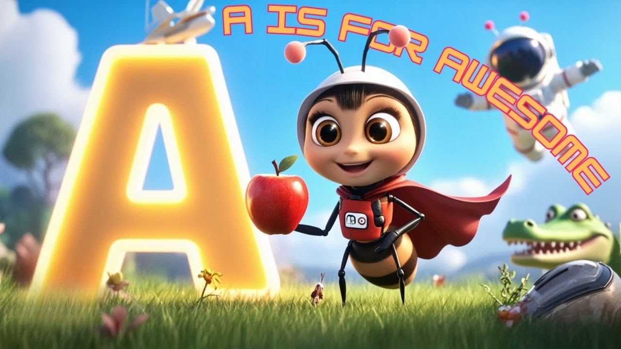 A is for Awesome! 🎵 Letter A Song for Kids | Annie Ant Makes Learning ...